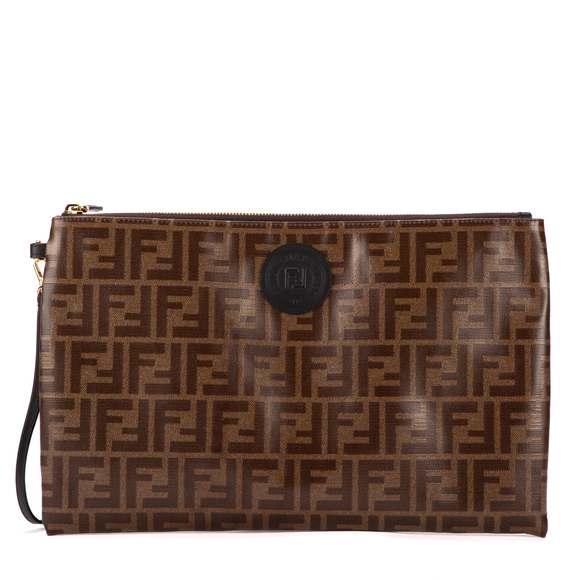 Fendi | Bags | Fendi Monogram Flat Clutch | Poshmark